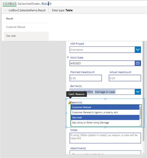 Solved Multiselect Not Saving From Datacard Listbox Power Platform