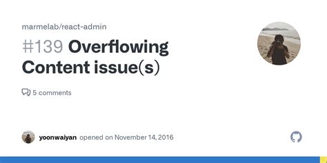 Overflowing Content Issue S Issue Marmelab React Admin GitHub