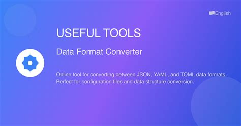 Data Format Converter Json ⇔ Yaml ⇔ Toml Converter Useful Tools