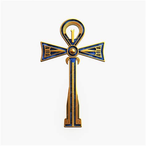An Egyptian Cross With An Ankht Symbol On It Generative Ai Premium Ai