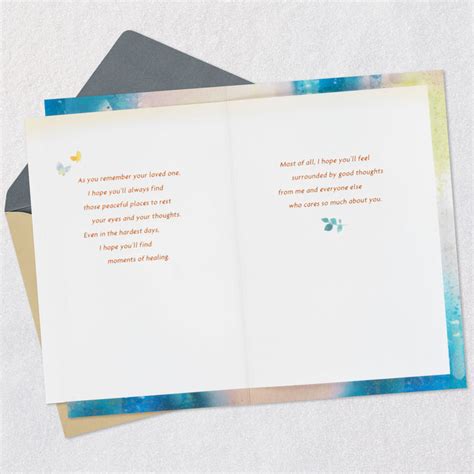Wishing You Peace And Healing Sympathy Card Greeting Cards Hallmark