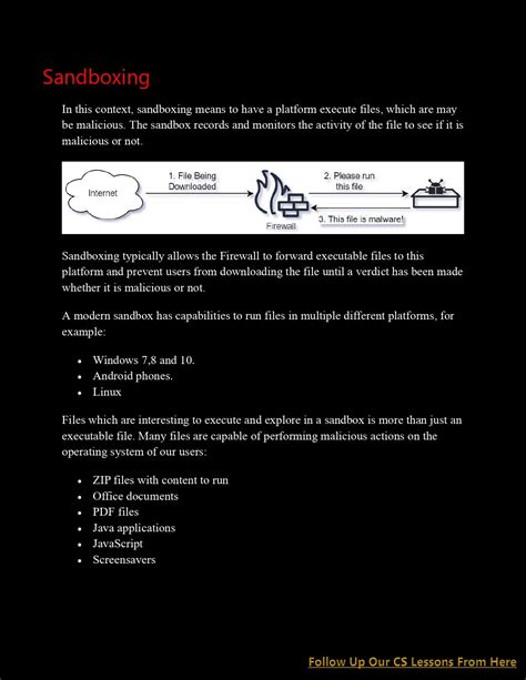 Cyber Security Firewalls Cs Lesson 5 Pdf Connect 4 Techs
