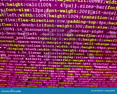 Code Of Javascript Language On White Background Web Server Data On A