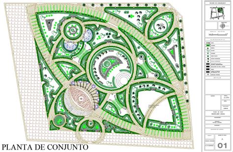 Park Detail Layout Drawing In Dwg File Artofit