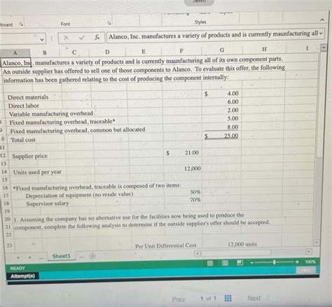 solved answers needed for the highlighted cells formula
