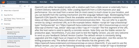 rendering of page broken since 1 98 0 · issue 71 · sap openui5 docs
