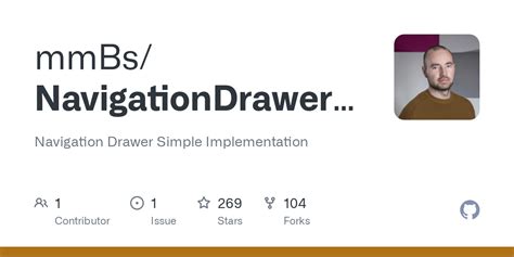 Github Mmbs Navigationdrawersi Navigation Drawer Simple Implementation