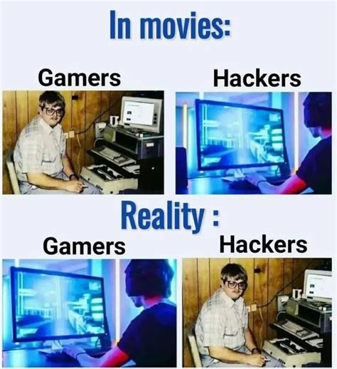 Gamer Vs Hacker Rcybersecurityhumor