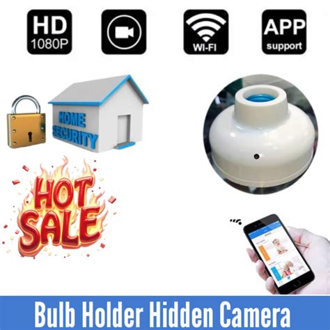 Cctv Bulb Socket Wireless Portable Home Security Camera Night Vision