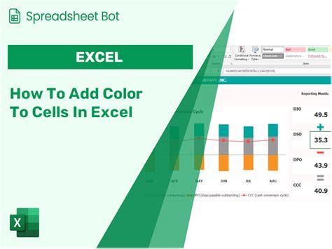 How To Add Color To Cells In Excel Excel Dashboards