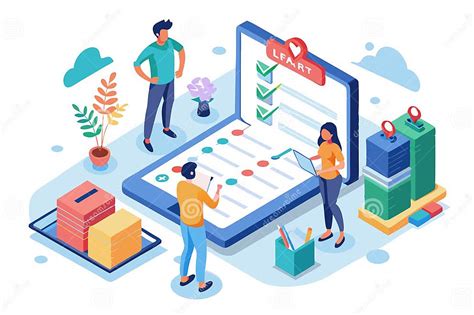 A Team Collaborates On A Project Checklist Using A Digital Interface