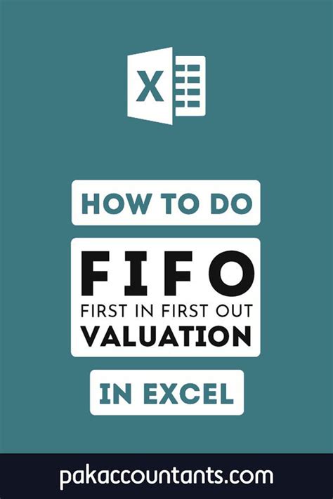 How To Calculate Fifo Inventory Valuation In Excel Learn Excel To Excel Posted On The Topic
