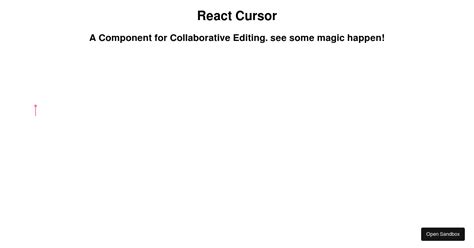 React Cursor Blink Codesandbox
