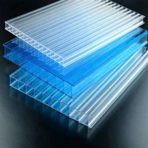 Uv Resistant Triple Wall Multiwall Polycarbonate Sheets For Roofing And