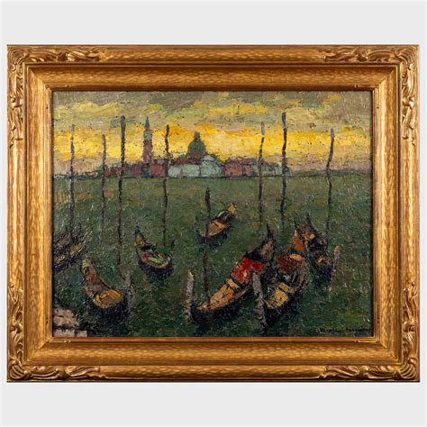 Jac Martin Ferrières 1893 1972 Venise Sold At Auction On 24th January Stair