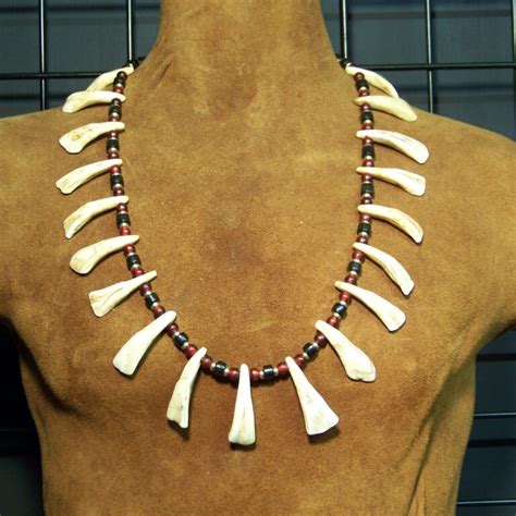 Buffalo Tooth Necklace Lost River Trading Co