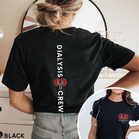 Custom Dialysis Nurse Shirt Hemodialysis Rn Shirt For Work Registered