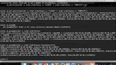 scala collection operations dividing grouping data youtube