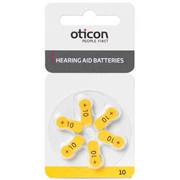 Батарейка для слухового аппарата Oticon размер 10 - купить в Минске