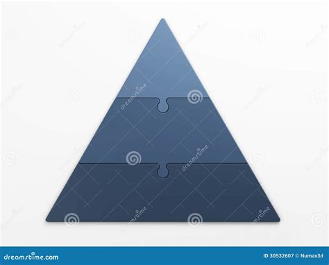 Pyramid Hierarchy Chart Business Organization Structure With People