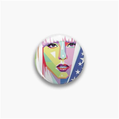 Lady Gaga Logo Pin For Sale By Nijinfae Redbubble