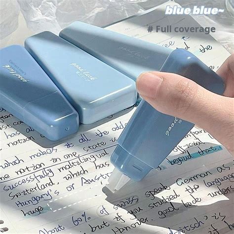 1set 6pcs high value multicolor gradient correction tape with large