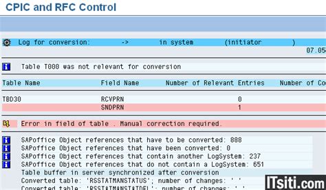 Bdls Error In Field Of Table Manual Correction Required