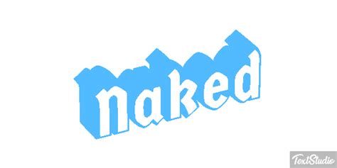 Naked Word Animated Logo Designs