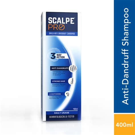 Buy Scalpe Pro Daily Anti Dandruff Shampoo 400 Ml For Stubborn Dandruff Netmeds