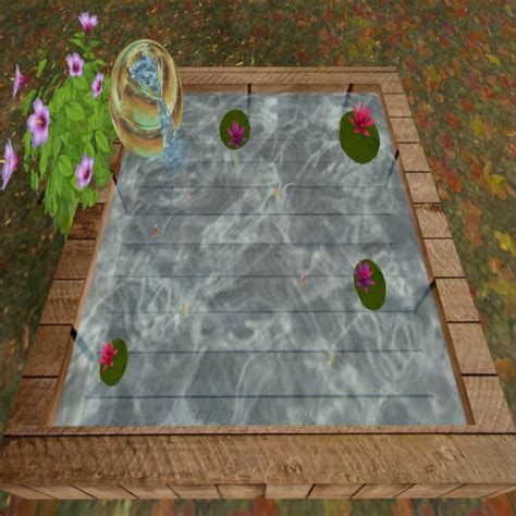 Second Life Marketplace Rectangle Pond 1 0 Boxed