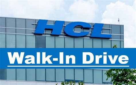 Hcltech Walk In Interview 2025 10th Feb 11th Feb 2025