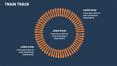 Train Track Template For PowerPoint And Google Slides PPT Slides