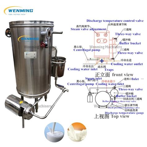 Uht Milk Pasteurization Machine Continuous Sterilizer Milk Processing Wm Machinery