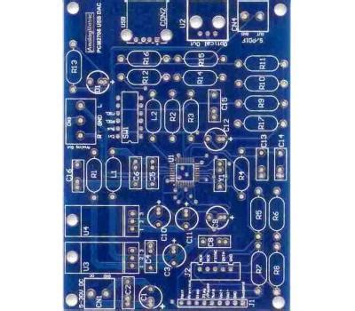 USB Sound Card PCM2706 PCB Analog Out I2C SP DIF Bare PCB Analog Metric DIY Audio Kit