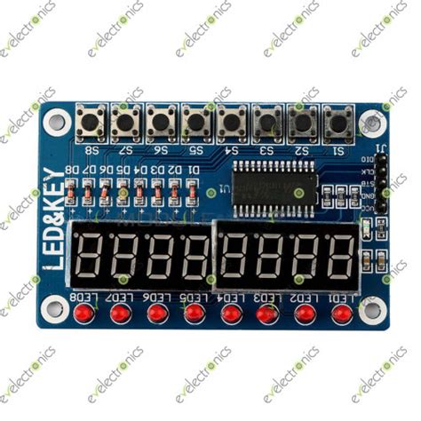 8 Bit Digital LED Tube 8 Bit TM1638 8 Key Display Module In Pakistan