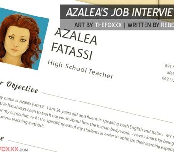 Azaleas Job Interview Muses Sex And Porn Comics