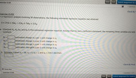 Solved In A Regression Analysis Involving 30 Observations