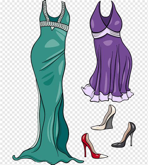 Pakaian Gambar Baju Kartun Perempuan Rok Baju Wanita Lengan Baju