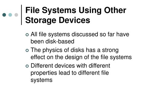 PPT File System Extensibility And Non Disk File Systems PowerPoint Presentation ID