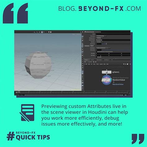 real time vfx quick tip how to preview custom attributes in houdini