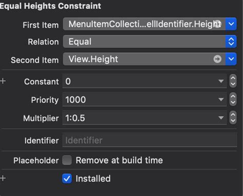 Ios Interface Builder Xib Compiler Error When Adding Constraints
