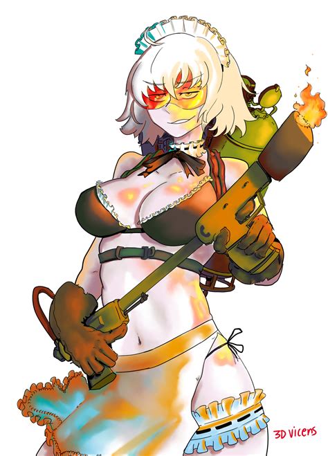 Artstation What If Jalter Summer Wasnt A Doujin Artist But A Maid