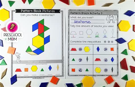 pattern block activity sheets at charles braim blog