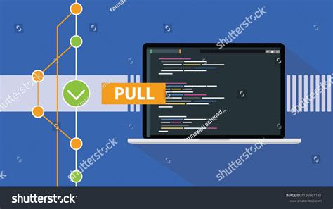 Git Pull Command Programming Technology Code Stock Vector Royalty Free Shutterstock