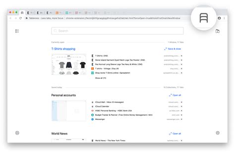 Multiple Ways To Save Tabs