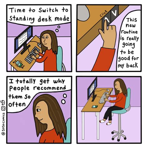 How To Use A Standing Desk Meme Guy