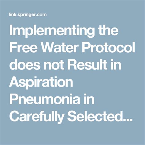 Printable Frazier Free Water Protocol Dpht