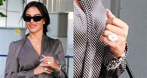 Cristiano Ronaldos Fiancée Georgina Rodriguez Shows Off Massive