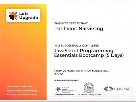 Vinit Patil On Linkedin Letsupgrade