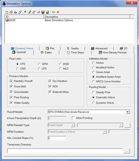 Infoswmm Sa For The Epa Swmm5 Tutorial Icm Swmm And Icm Infoworks Swmm5 And Swmm5